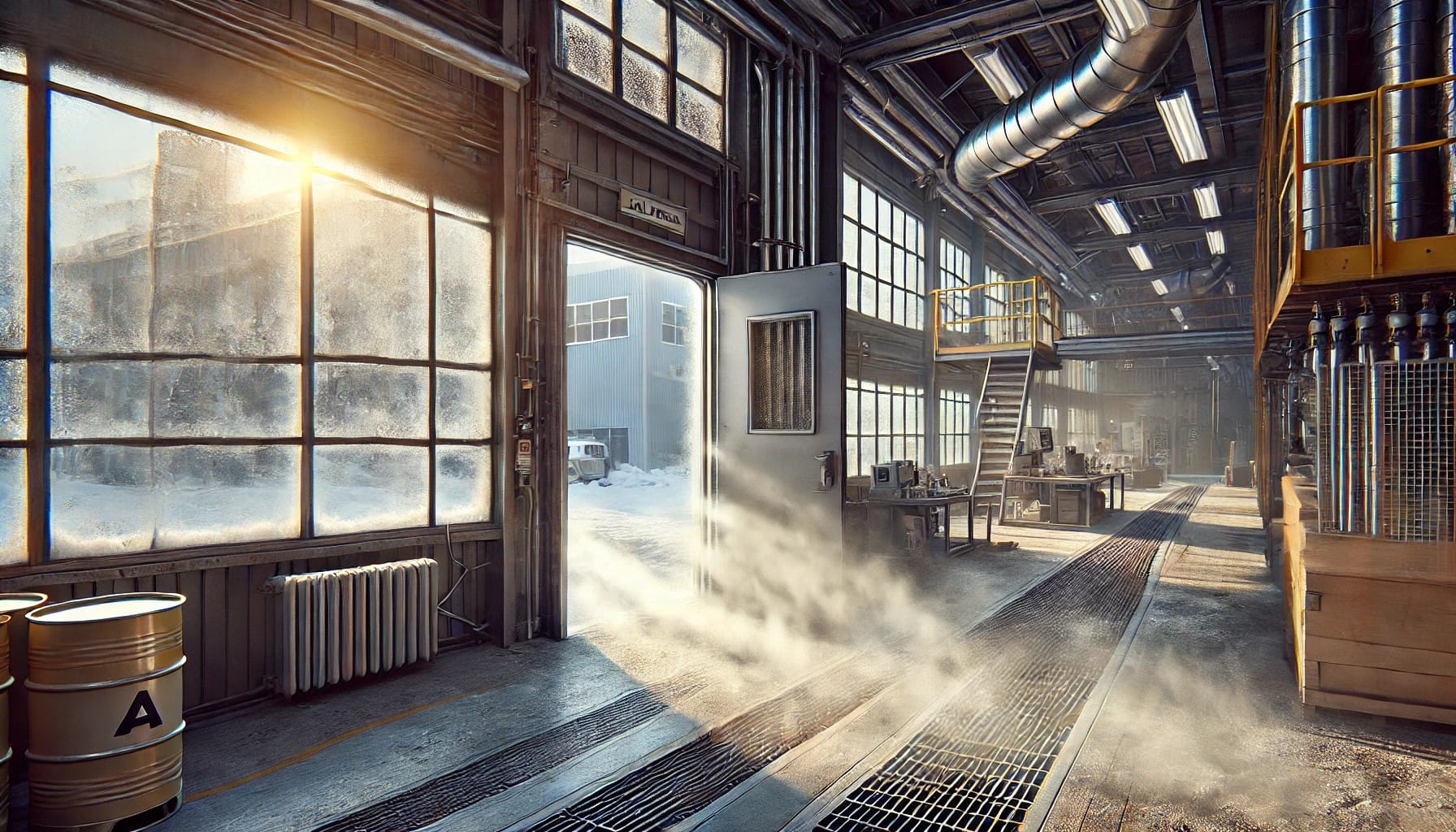 Problems with cold draught through open doors and gates? Masterveil air ...